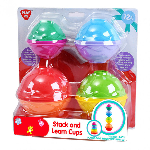 PLAYGO STACK & LEARN CUPS | Toyworld Frankston