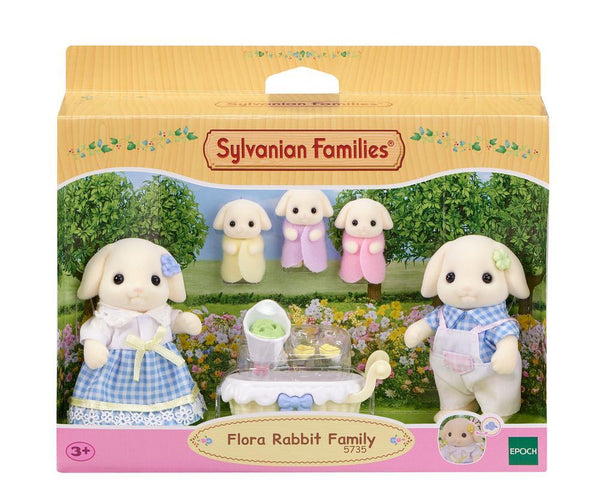 SYLVANIAN FAMILIES - FLORA RABBIT FAMILY | Toyworld Frankston