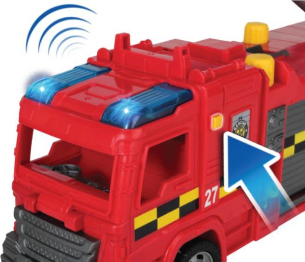 MOTOR SHOP LIGHTS AND SOUND PUMP ACTION FIRE ENGINE | Toyworld Frankston