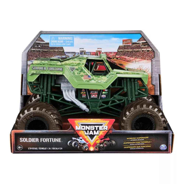 MONSTER JAM 1:24 DIE CAST TRUCK -SOILDER FORTUNE | Toyworld Frankston
