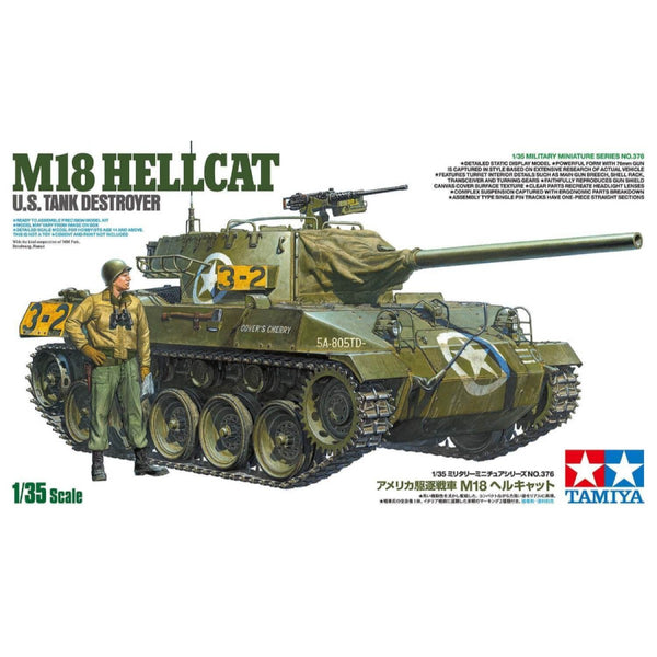 TAMIYA 1/35 M18 HELLCAT U.S. TANK DESTROYER | Toyworld Frankston