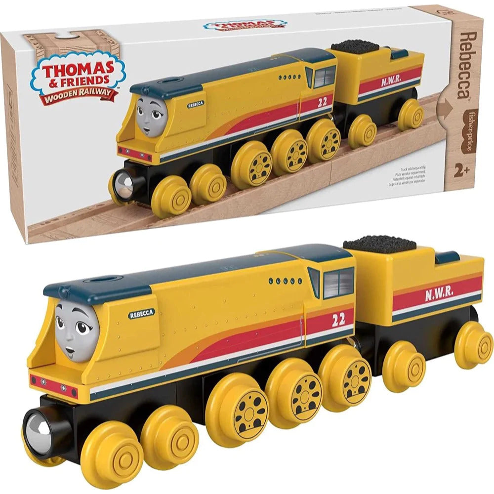 THOMAS AND FRIENDS WOODEN RAILWAY - REBECCA ENGINE | Toyworld Frankston