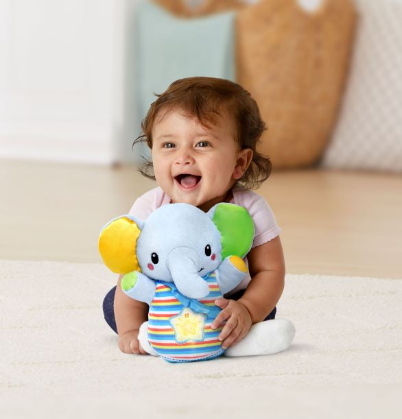 SNOOZE & SOOTHE ELEPHANT BLUE | Toyworld Frankston