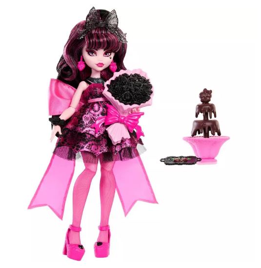 MONSTER HIGH DRACULAURA IN MONSTER BALL PARTY DRESS