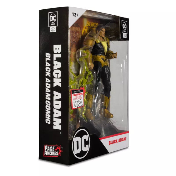 DC DIRECT 7" COMIC FIGURE - BLACK ADAM | Toyworld Frankston