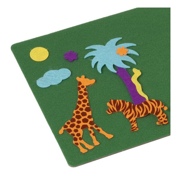 PETERKIN FUZZY FELT CLASSIC JUNGLE FELT ART COLLECTION | Toyworld Frankston