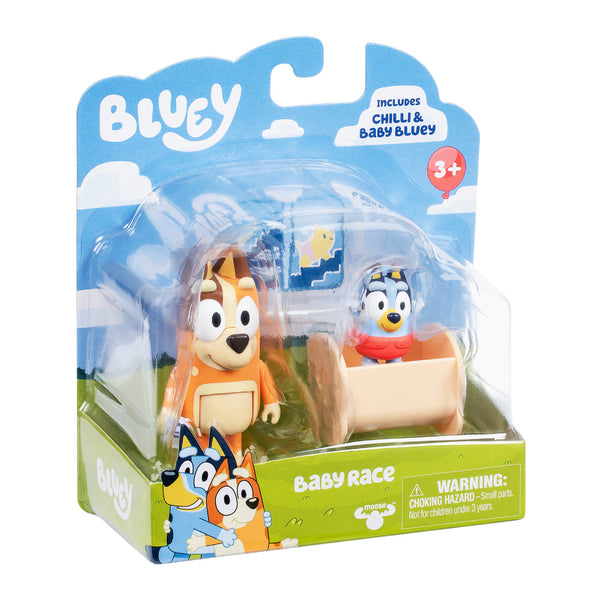 BLUEY 2IN FIGURE 2 PACK - BABY RACE