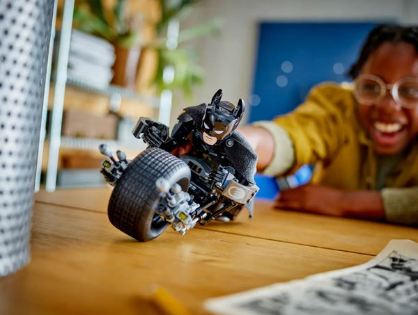 LEGO 76273 DC BATMAN CONSTRUCTION FIGURE AND THE BAT-POD BIKE ...