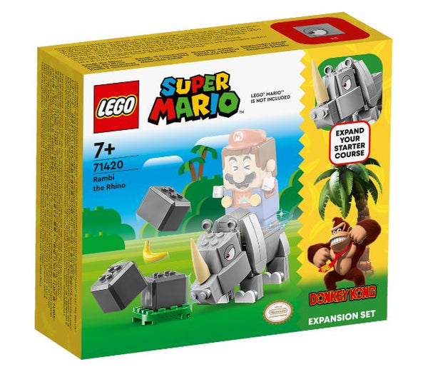 LEGO SUPER MARIO 71420 RAMBI THE RHINO EXPANSION SET | Toyworld Frankston
