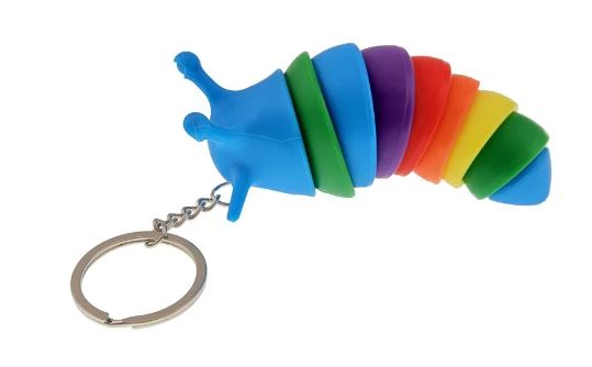 SENSORY SLUG KEYCHAIN | Toyworld Frankston