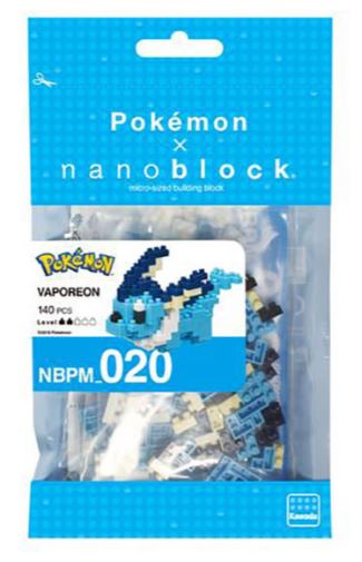 NANOBLOCK - POKEMON VAPOREON | Toyworld Frankston