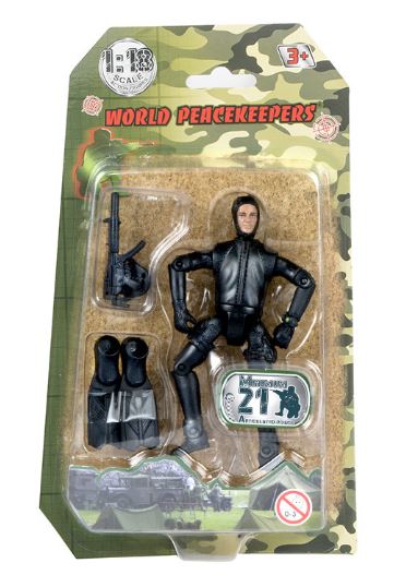 WORLD PEACEKEEPER 1:18 SCALE FIGURE WATER OPS. ASSORTMENT WITH ACCESSO