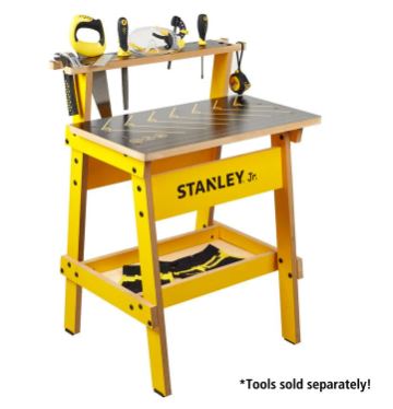 STANLEY JR. - KID'S WOODEN WORKBENCH SET - Toyworld Frankston