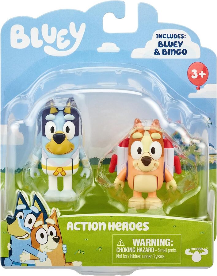 BLUEY - ACTION HEROS | Toyworld Frankston