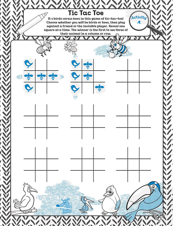 INKREDIBLES - AMAZING ANIMALS INVISIBLE INK ACTIVITY BOOK