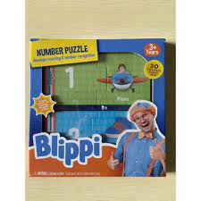 BLIPPI 2X20PC NUMBER PUZZLE | Toyworld Frankston