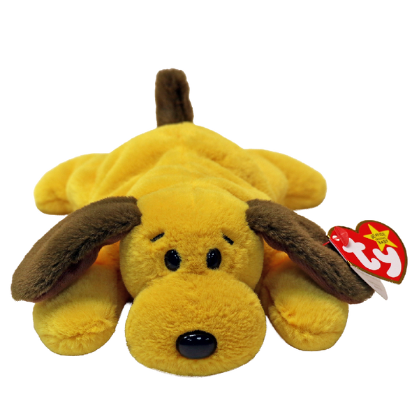 TY BEANIE BABIES - BONES II - BROWN/YELLOW DOG