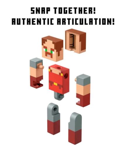 MINECRAFT FUSION FIGURES - HAL | Toyworld Frankston