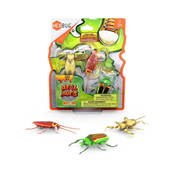HEXBUG NANO REAL BUGS 3 PACK | Toyworld Frankston