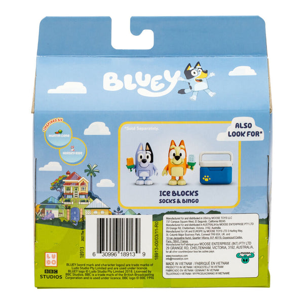 BLUEY FIGURE 2 PACK - ICE BLOCKS | Toyworld Frankston