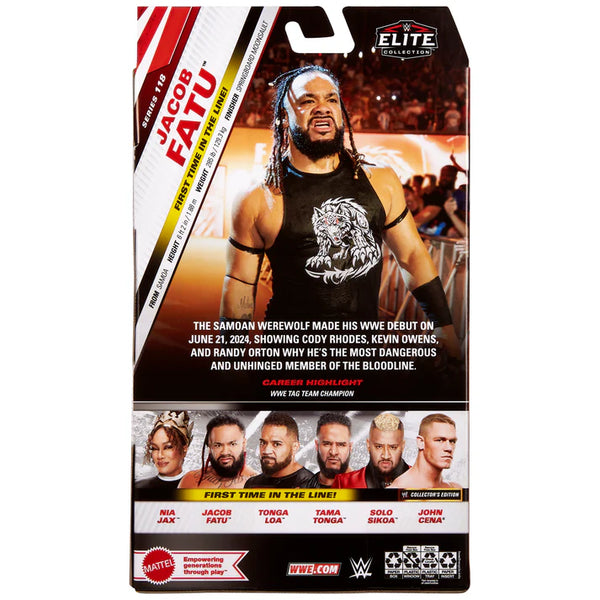 WWE ELITE FIGURE SERIES 118 - JACOB FATU | Toyworld Frankston