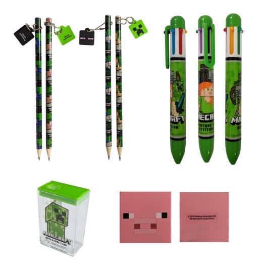 MINECRAFT PEN AND PENCIL SET | Toyworld Frankston
