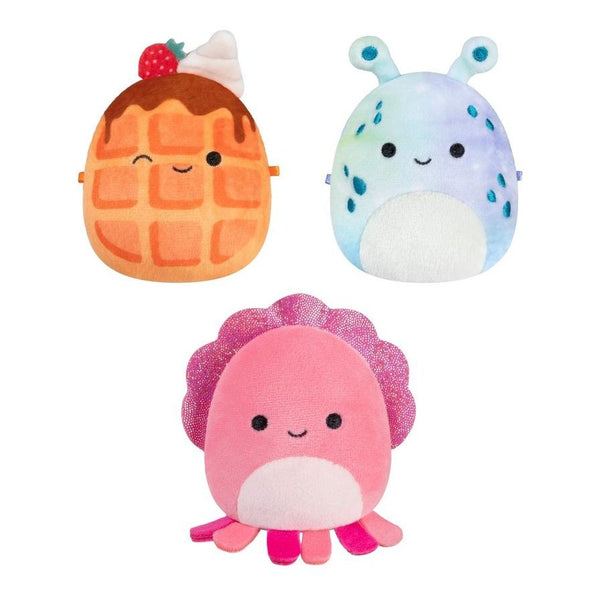 SQUISHMALLOWS MICROMALLOWS 2.5 INCH PLUSH 3 PACK - AUGGIE, WEAVER, ZIN