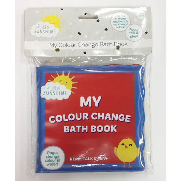 HELLO SUNSHINE COLOUR CHANGE BATH BOOK | Toyworld Frankston