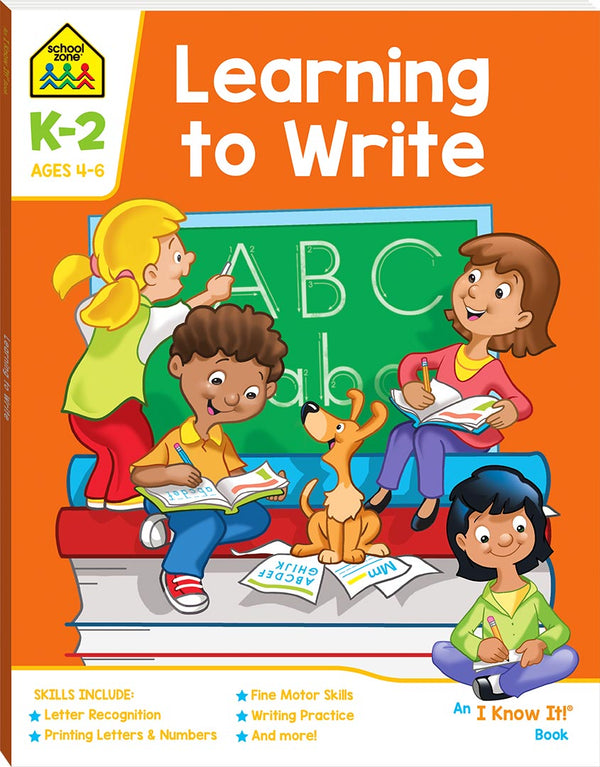 SCHOOL ZONE: LEARNING TO WRITE K-2 | Toyworld Frankston