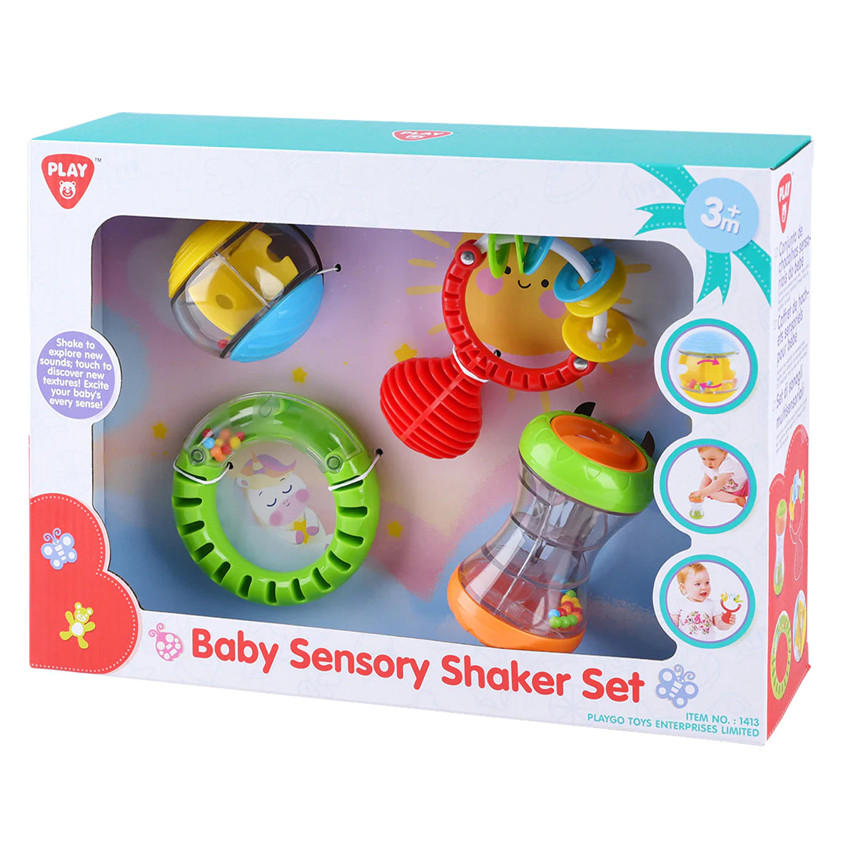PLAYGO BABY SENSORY SHAKER SET | Toyworld Frankston