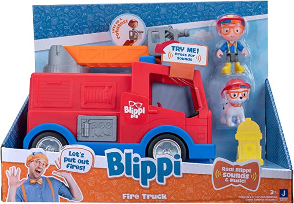BLIPPI - FEATURE VEHICLE FIRE TRUCK | Toyworld Frankston