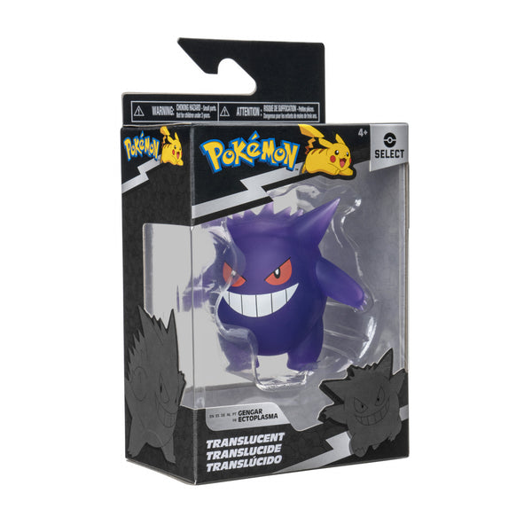 POKEMON SELECT BATTLE TRANSLUCENT FIGURE - GENGAR - Toyworld Frankston