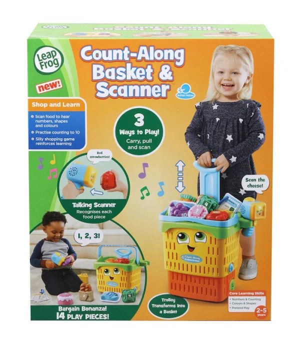 COUNT ALONG BASKET AND SCANNER | Toyworld Frankston