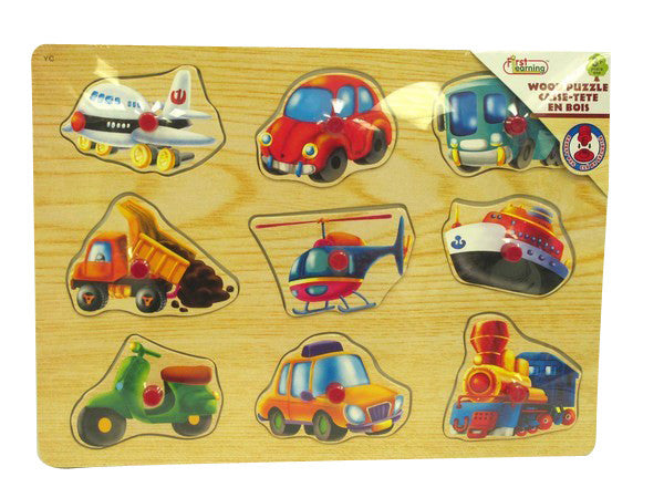 FIRST LEARNING WOODEN PIN PUZZLE ASSORTMENT | Toyworld Frankston