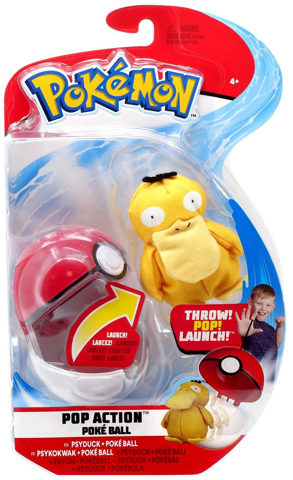 POKEMON POP ACTION POKEBALL PSYDUCK - Toyworld Frankston