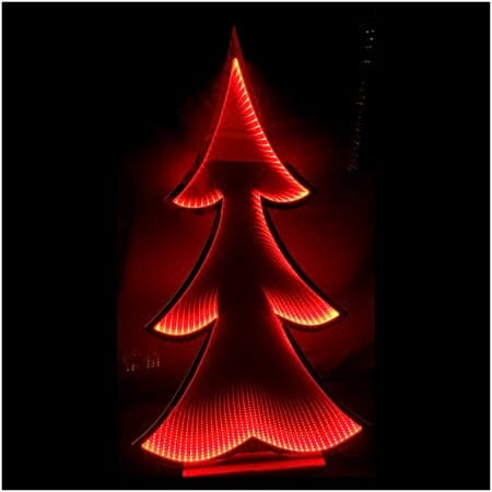 60CM INFINITY CHRISTMAS TREE RED - Toyworld Frankston