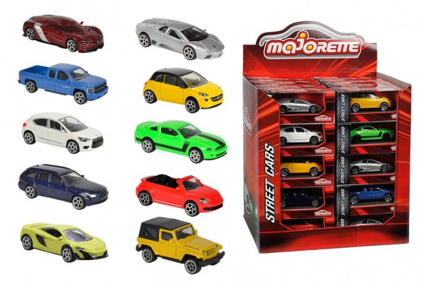 MAJORETTE STREET CARS DISPLAY BOX ASST | Toyworld Frankston
