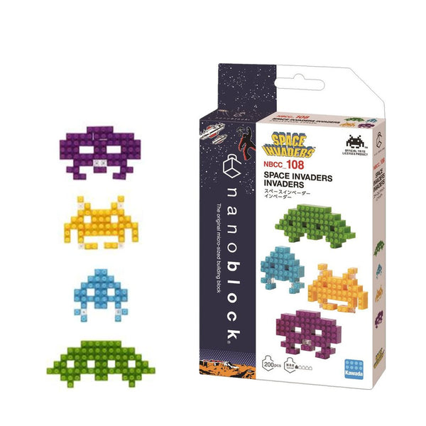 NANOBLOCK - SPACE INVADERS INVADERS 108 | Toyworld Frankston