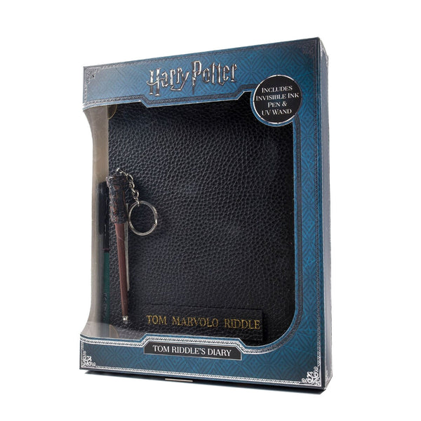 HARRY POTTER TOM RIDDLES DIARY NOTEBOOK QUILL AND UV WAND - Toyworld ...