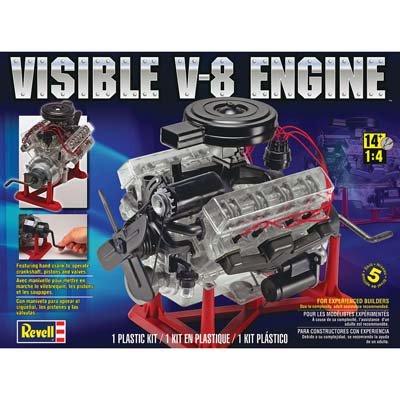 REVELL 1/4 VISIBLE V-8 ENGINE