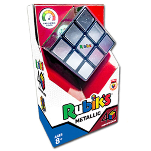 RUBIKS CUBE METALLIC | Toyworld Frankston