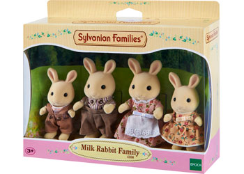 SYLVANIAN FAMILIES - MILK RABBIT FAMILY - Toyworld Frankston